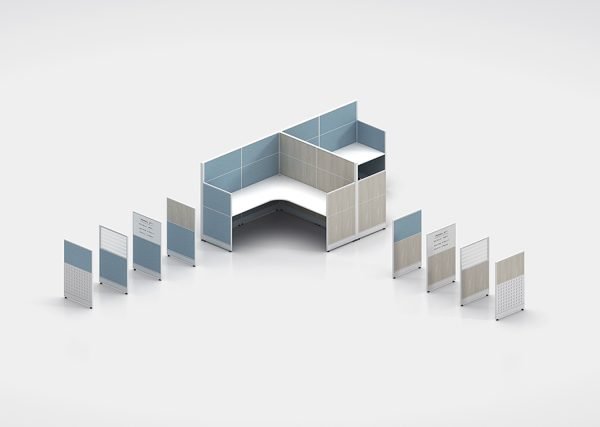 Modular Office Partition Cubicles - Simple & Quick Assembly