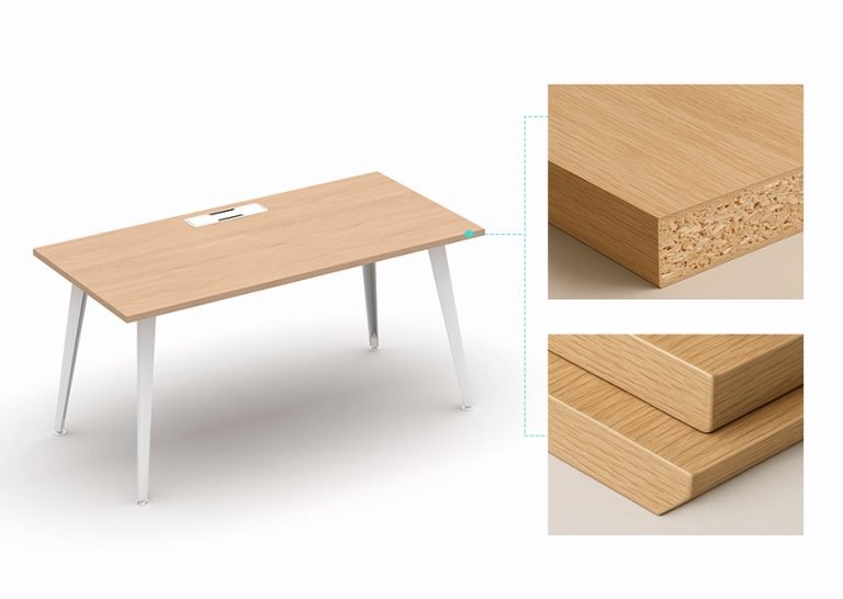 Angled Leg Workstation Table | FSC Certified Furniture