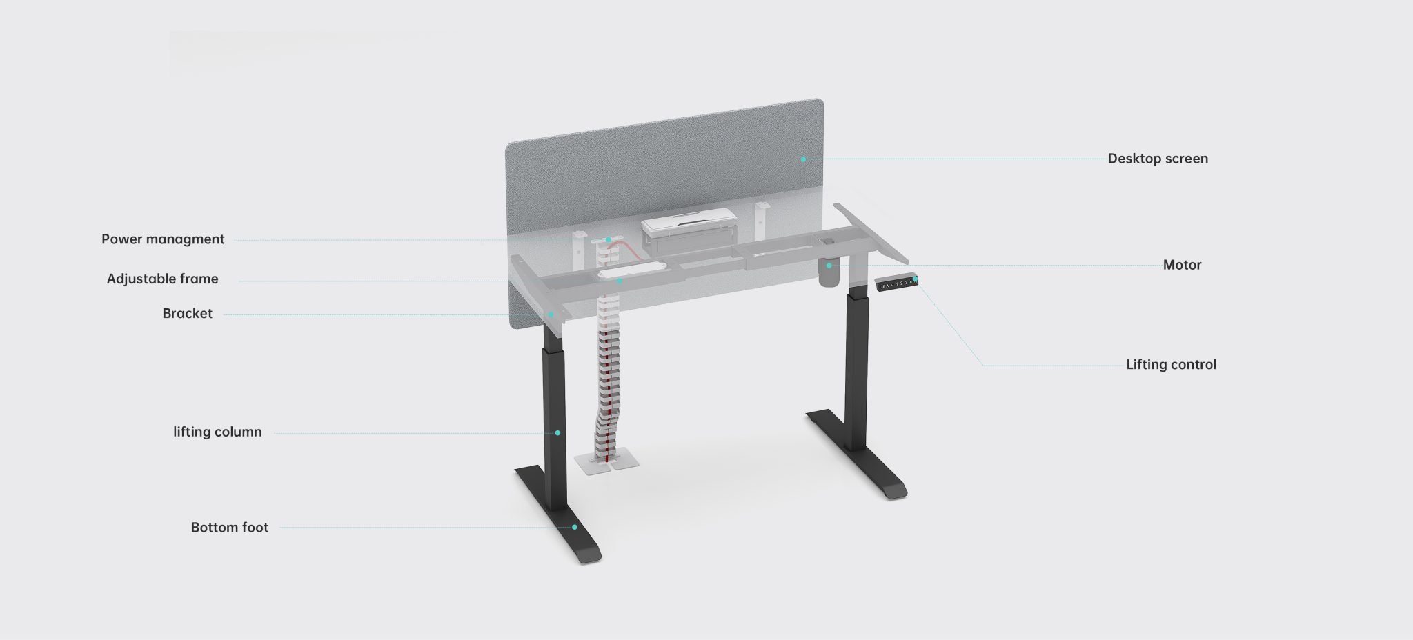 Electric Height Adjustable Desk | Ergonomic Office Design