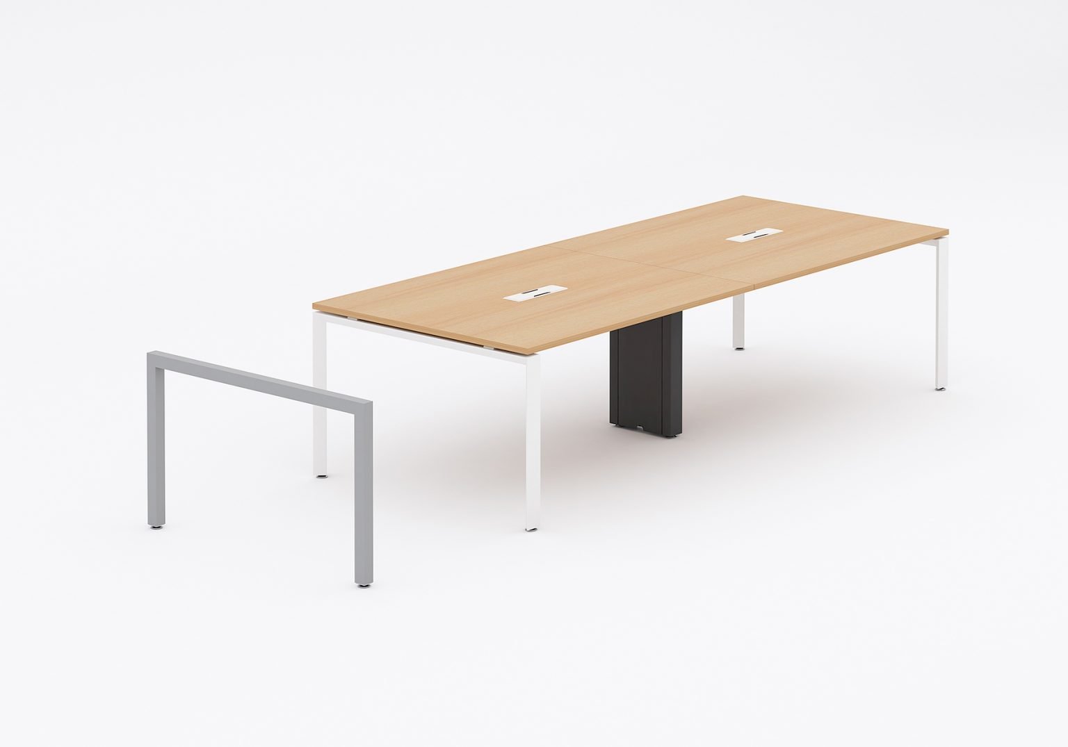 Steel Frame Conference Table | SLD Tech-Ready Design